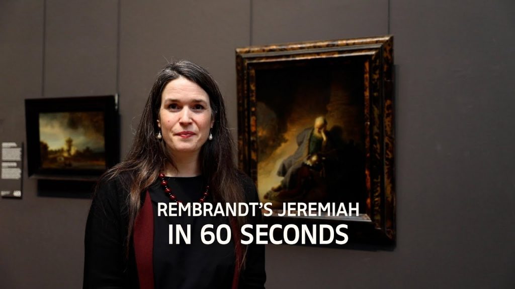 Rembrandt's Jeremiah Lamenting the Destruction of Jerusalem - Art ...